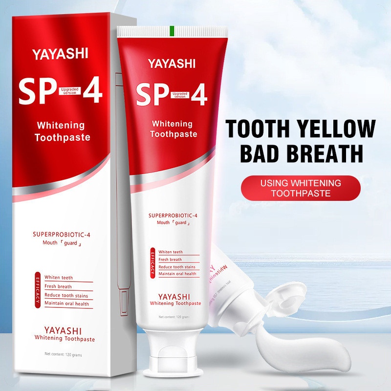 Source YAYASHI-SP4 Full Probiotic Shark Brightening Toothpaste Fresh ...