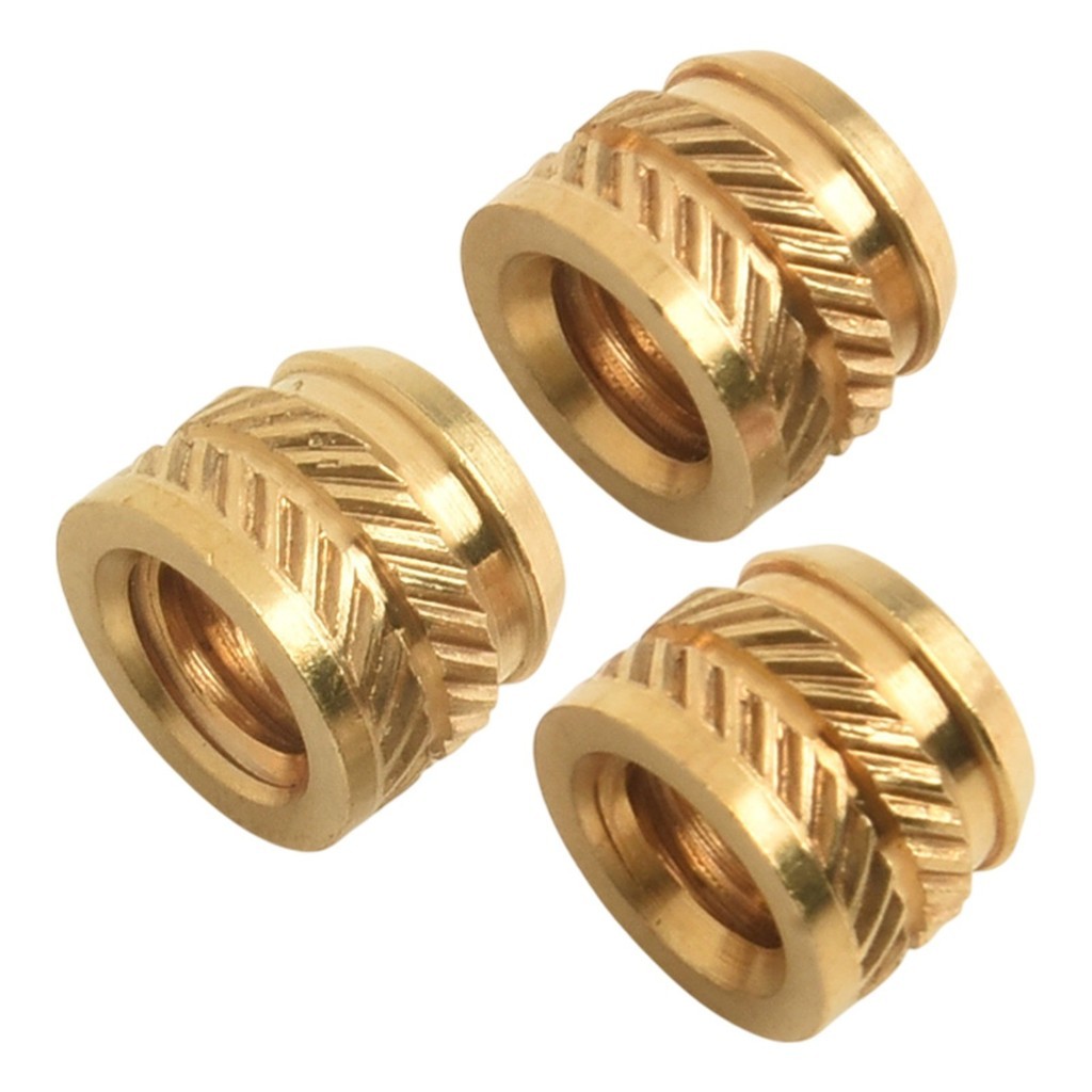 20pcs 1/4-20 Brass Threaded Heat Set Inserts for Plastic 3D Printing ...