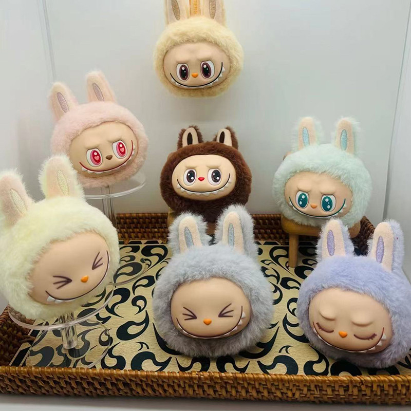 [NZSH] 1 Set Rubble Heartbeat Macaron Vinyl Plush Doll Handmade Labubu ...