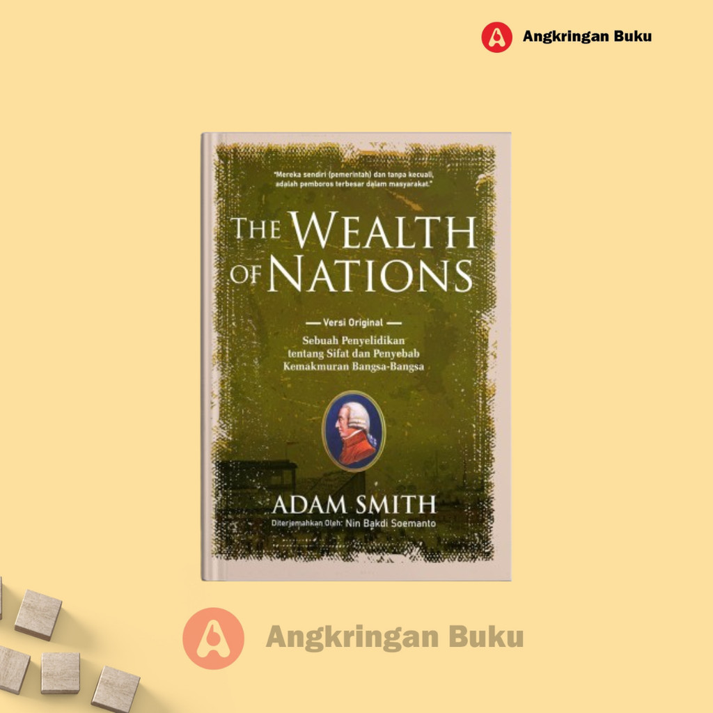 Book The Wealth of Nations Original Indonesian Adam Smith version ...