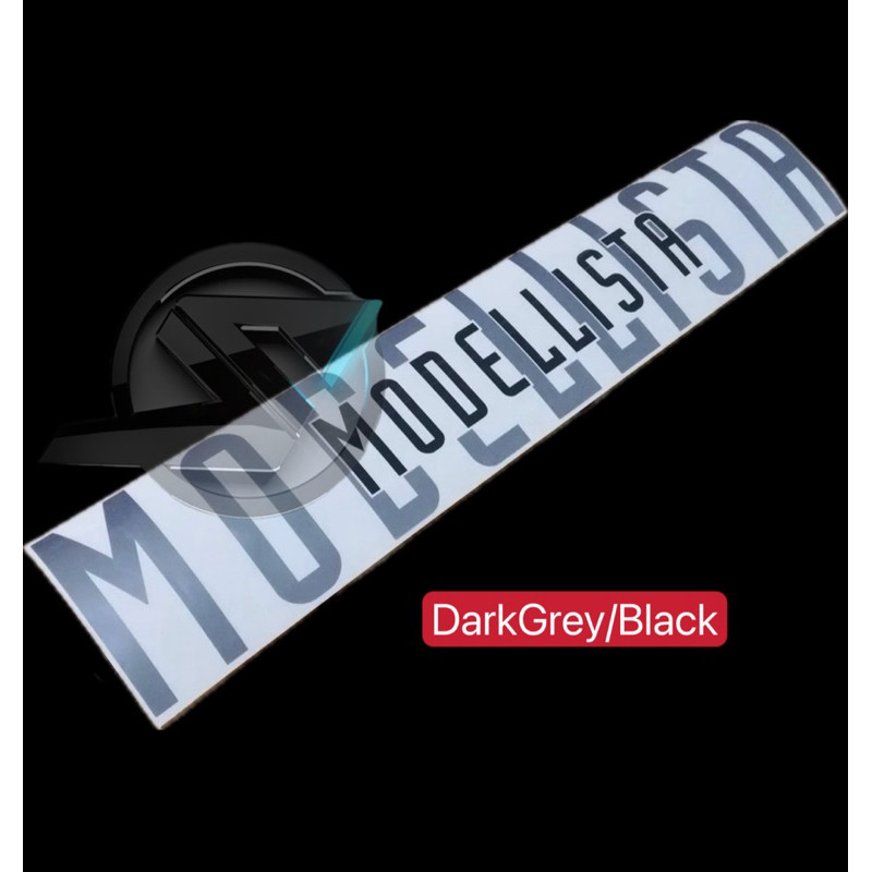 (Ready Stock) S1468# Modellista Front Car Bonnet Vinyl Decal Sticker ...