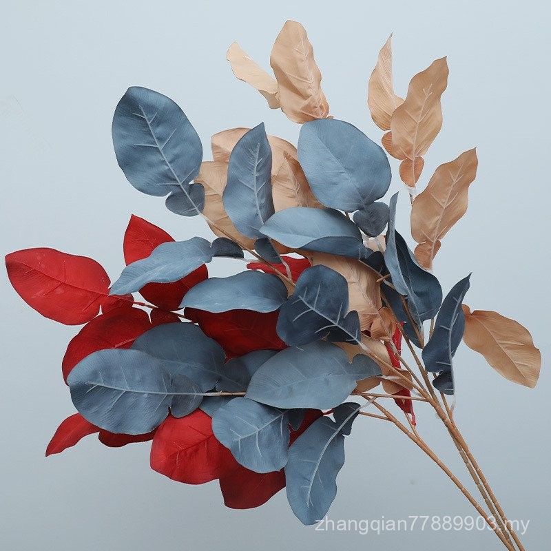 Bunga tiruan majlis perkahwinan, daun limau gedang, bunga palsu tunggal ...