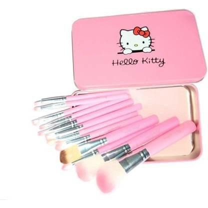 100% original, Hello Kitty Makeup Brush set - (12pcs in1 set) | Shopee ...