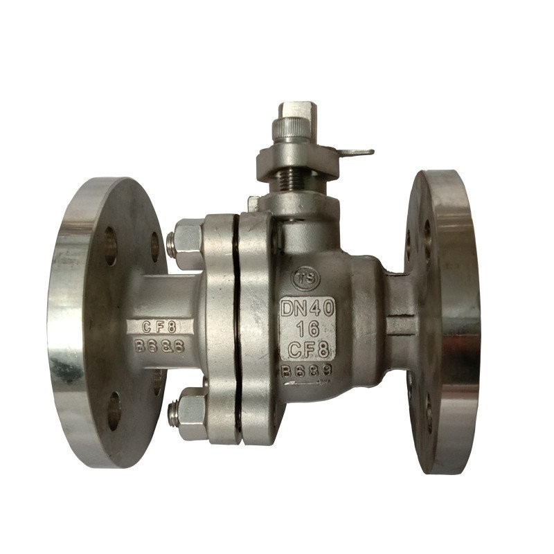 Q41Y-16P injap bola keluli tahan karat injap bola pengedap keras terapung 304 bebibir injap bola ...