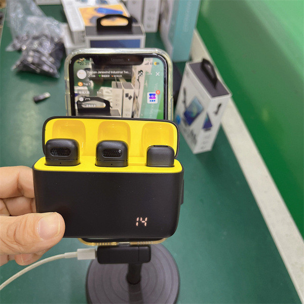 microphone mic amgrass Pembatalan Bunyi Mikrofon Lavalier Tanpa Wayar ...