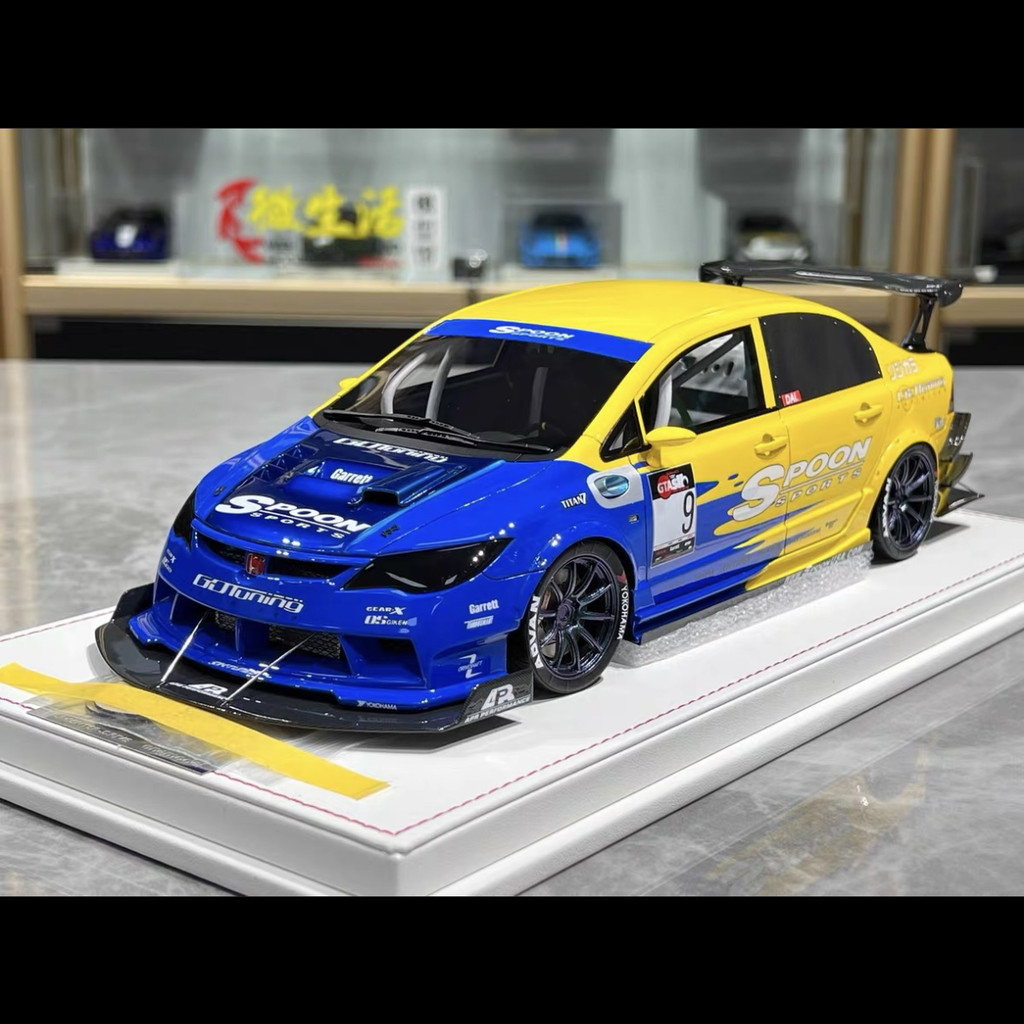 ONE model 本田 spoon 思域 fd2 1:18 Line HONDA 合金汽车模型 | Shopee Malaysia