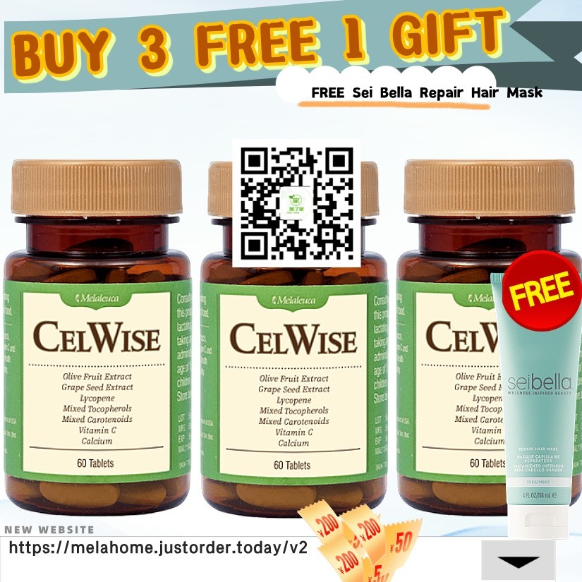 Buy 3 Free 1Gift (Sei Bella Repair Hair Mask worth RM126/Honey lemon ...