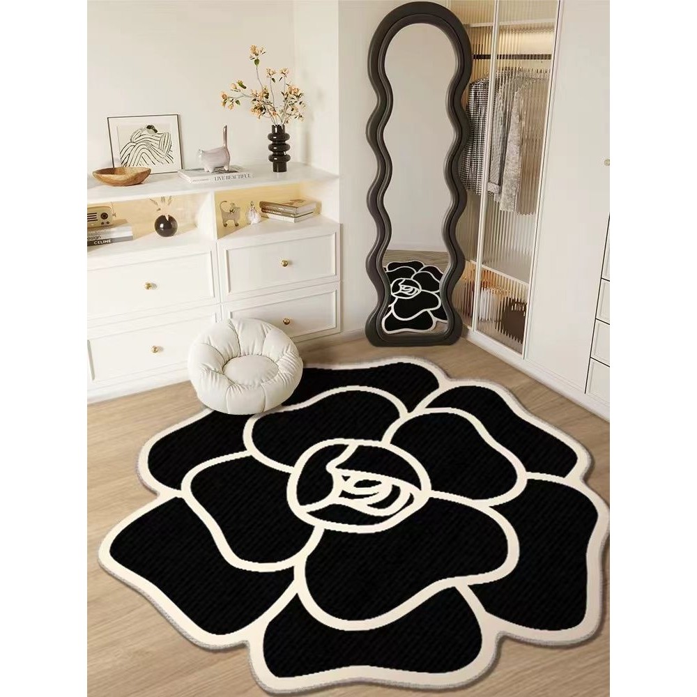 Special-shaped Living Room Carpet Dressing Table High-End Feeling ...