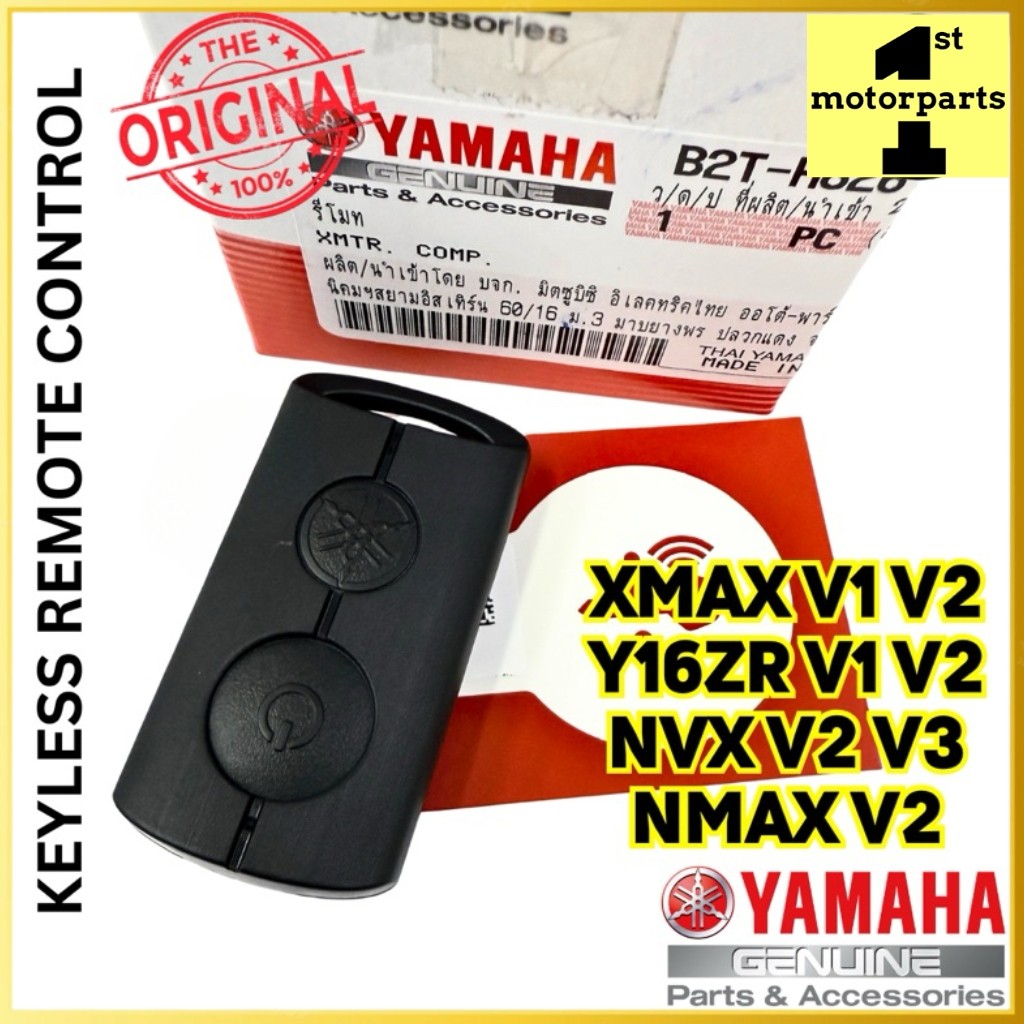 [100% ORI YAMAHA] X-MAX Y16ZR NVX N-MAX V2 KEYLESS REMOTE CONTROL B2T ...