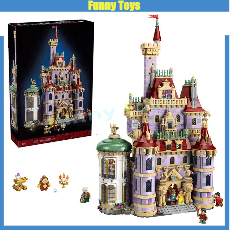 43263 Beauty and The Beast Castle Building Blocks Fairy Tale Castle ...
