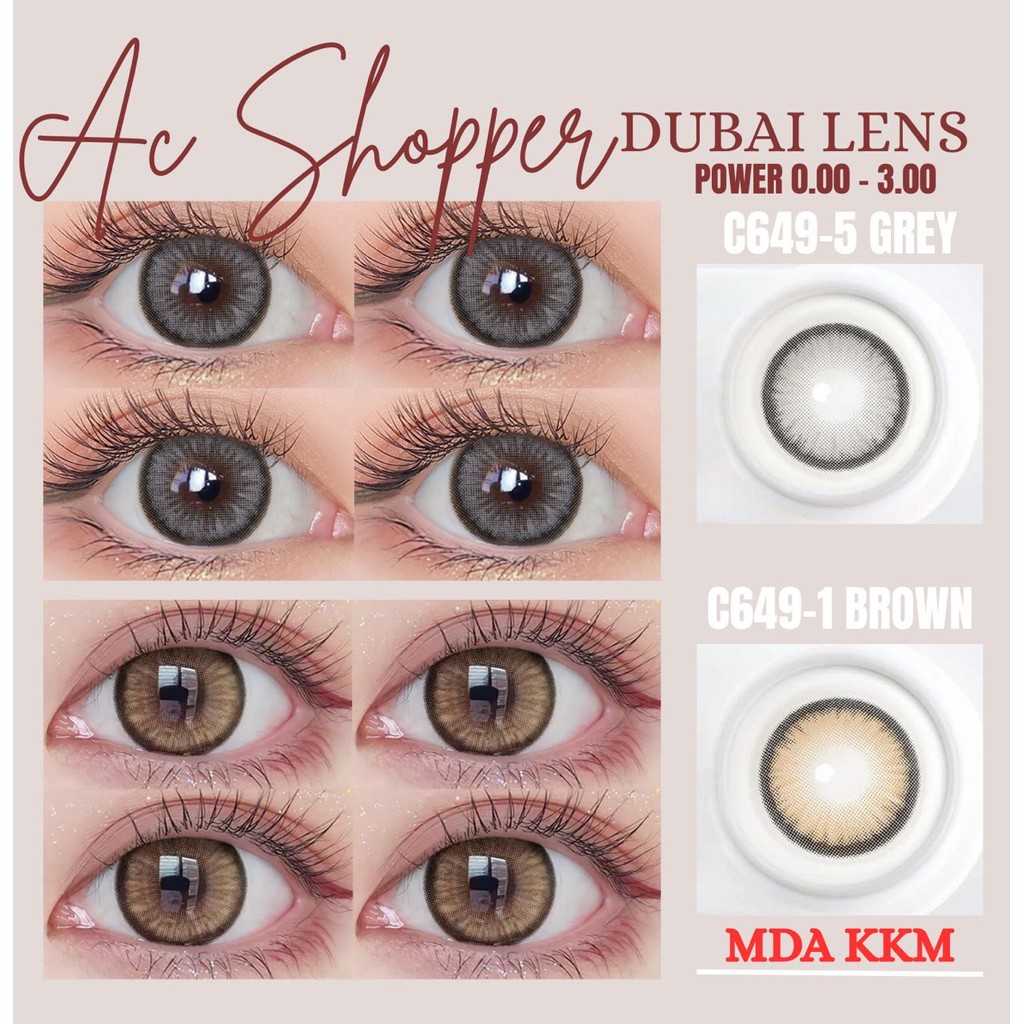 Contact Lenses Dubai non power and power 1.00-3.00 free Cases Bekas ...