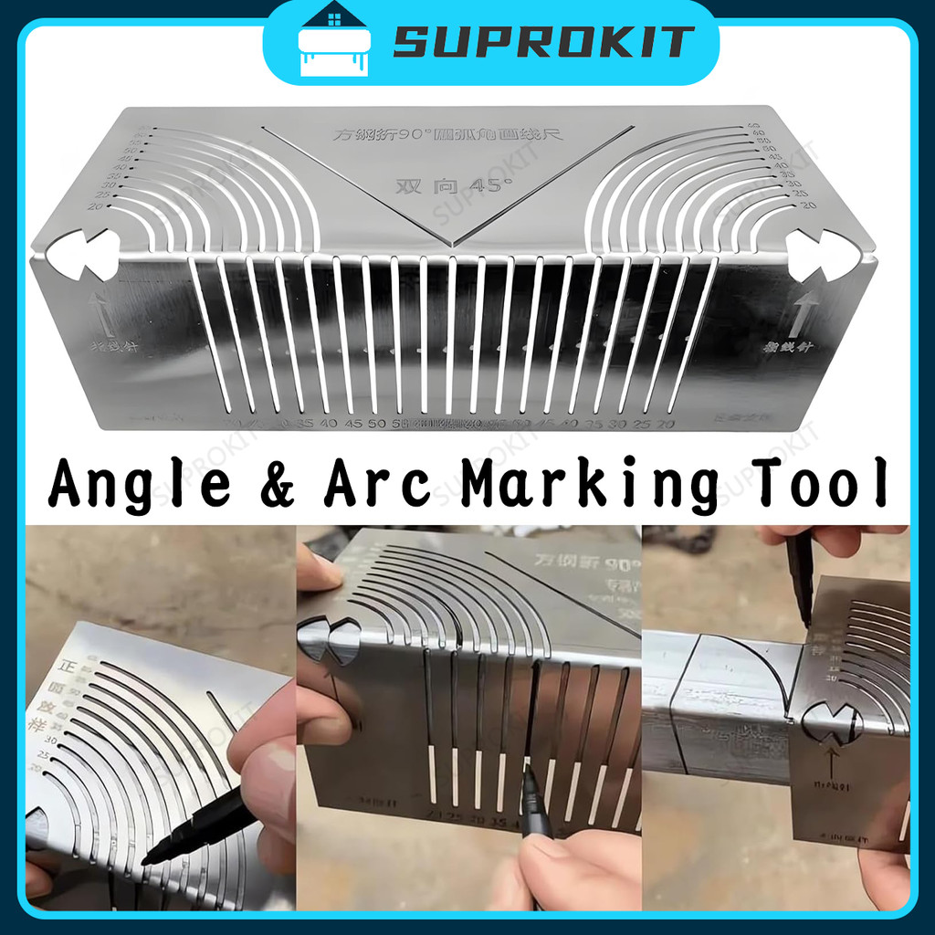 PrecisionFlex Angle & Arc Marking Tool, Rregla Giratoria Para ...