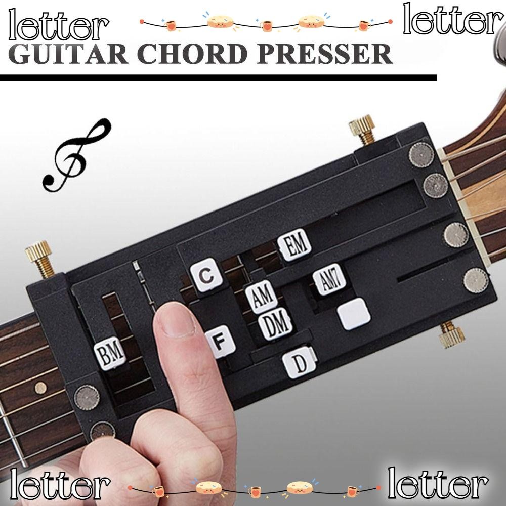 LETTER Guitar Chord Presser, Chords Learning Tools Guitar Aid ...