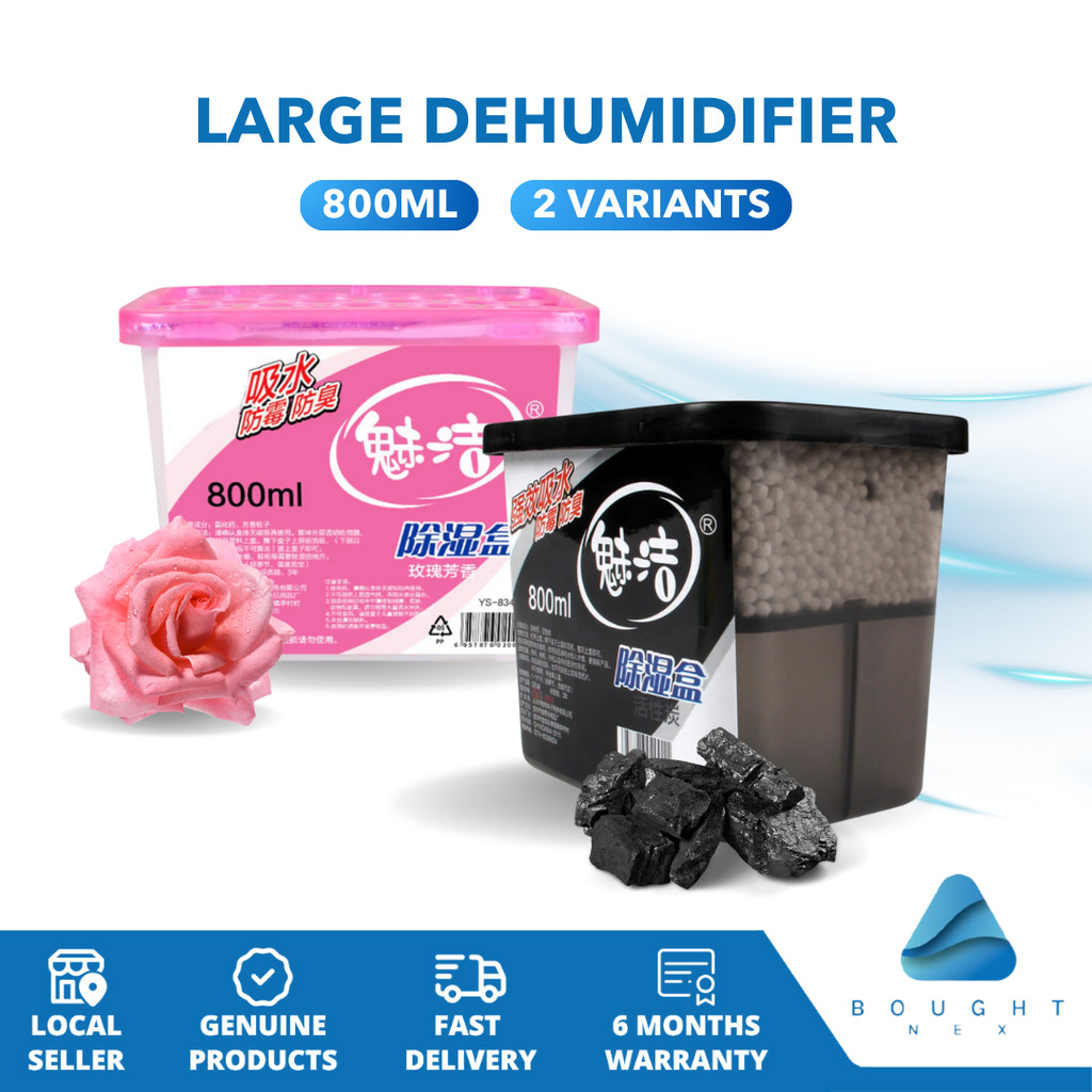 800ml Large Dehumidifier – Moisture Absorber, Scented, Damp Rid Box for ...
