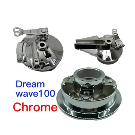 HONDA WAVE100 EX5 DREAM FRONT & REAR HUB PANEL SET WAVE REAR SPOCKET ...