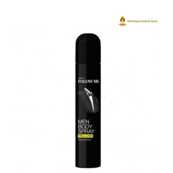 Follow Me Men's Body Spray Yellow Deodorant 75ml | Shopee Malaysia