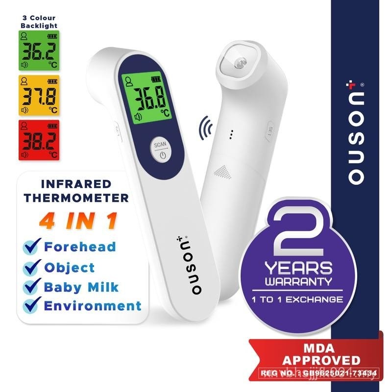 OUSON Infrared Thermometer Baby Digital 4 In 1 Temperature Termometer ...
