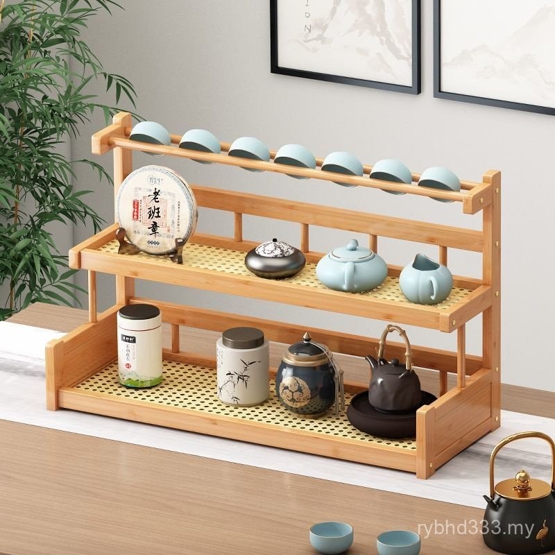 Tea Cup Shelf Rack Placement Rack Tea Ware Tea Cabinet Tea Table Tea ...