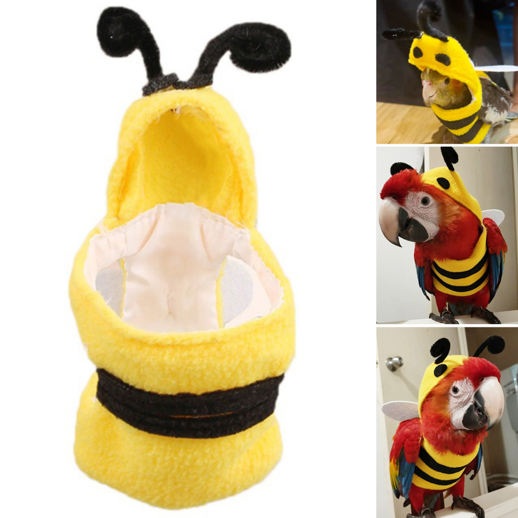 Bird Clothes Costume Fun Parrot Outfit Colorful Bee Hoodie Bird Costume ...