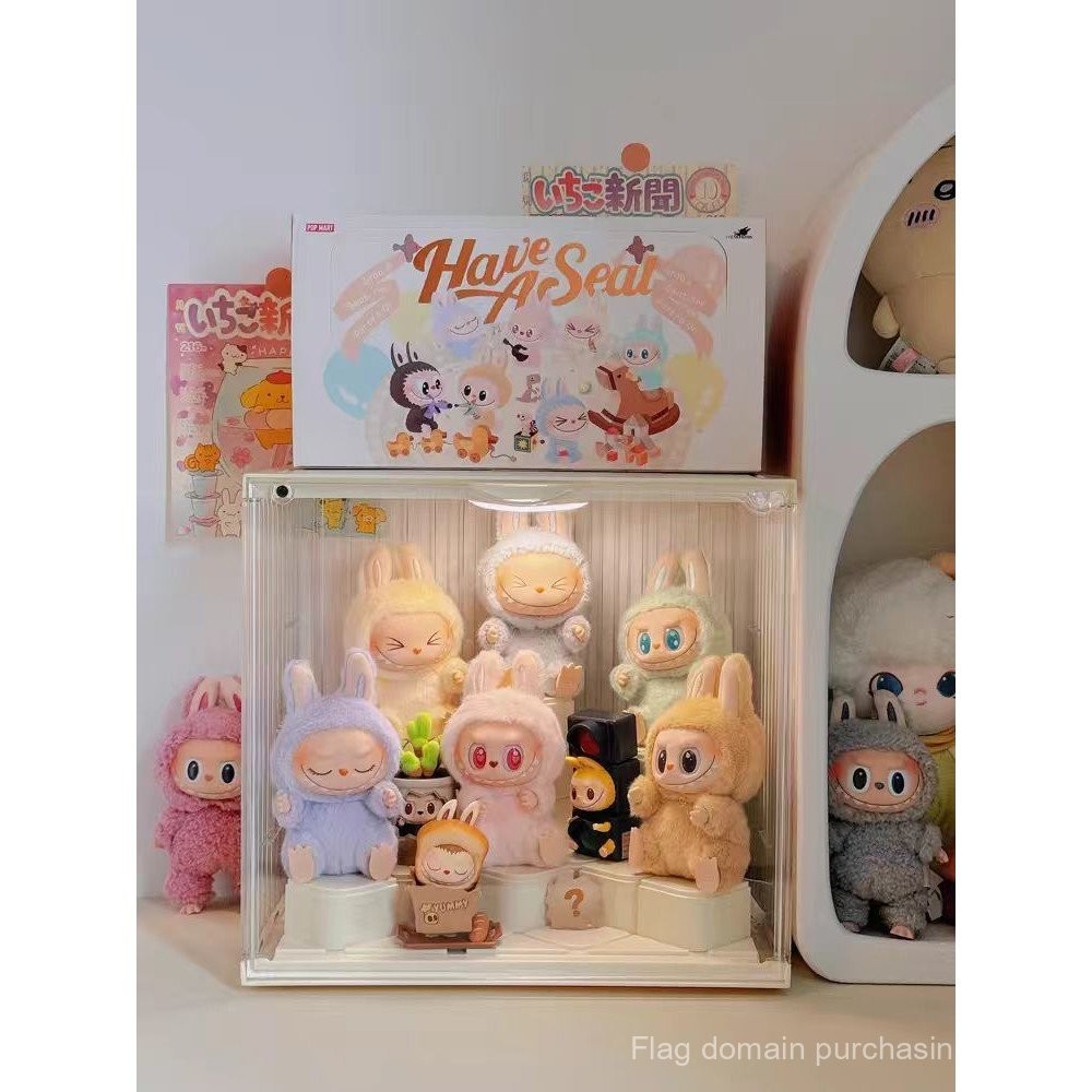 Plush Doll Storage Box Labubu Vinyl Mystery Box Display Stand ...
