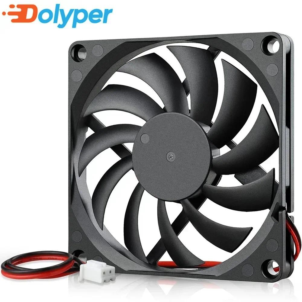 3d Printer Fan 8010 2pins 80mm 80x80 x10 mm Cooling Fan 3d Printer Board Radiator DC 12V 24V 2P ...