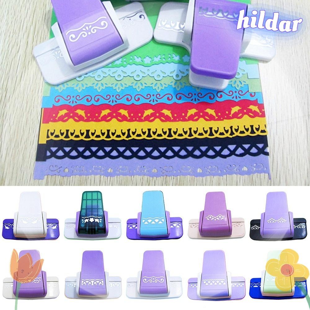 HILDAR Embossing Punch Creative Decorative Border Paper Cutter S Flower ...