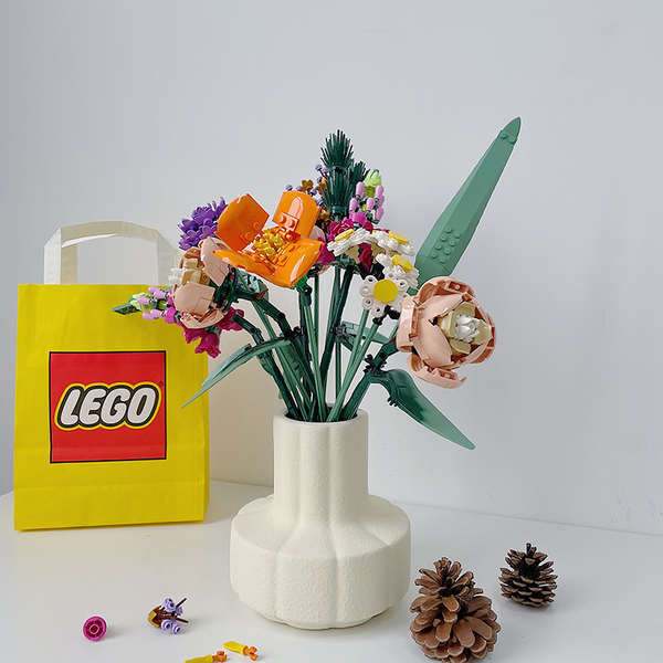 lego flower bouquet flower flower bouquet Sejambak bata Lego sepadan ...