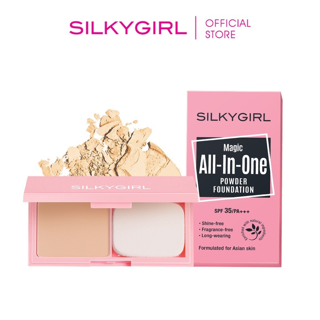 Silkygirl Magic All-In-One Powder Foundation | Shopee Malaysia