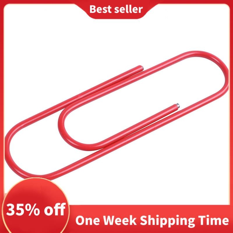 Super Large Paper Clips Vinyl Coated, 30 Pack 4 Inch Assorted Color ...