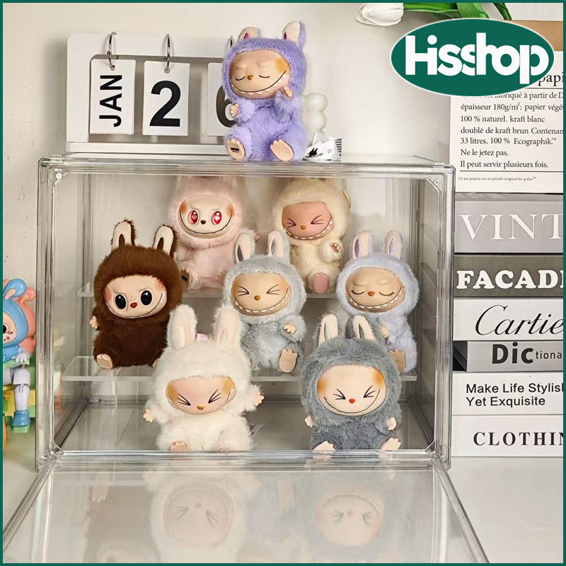 Transparent model box, Labubu Display Cabinet Labubu have a seat ...