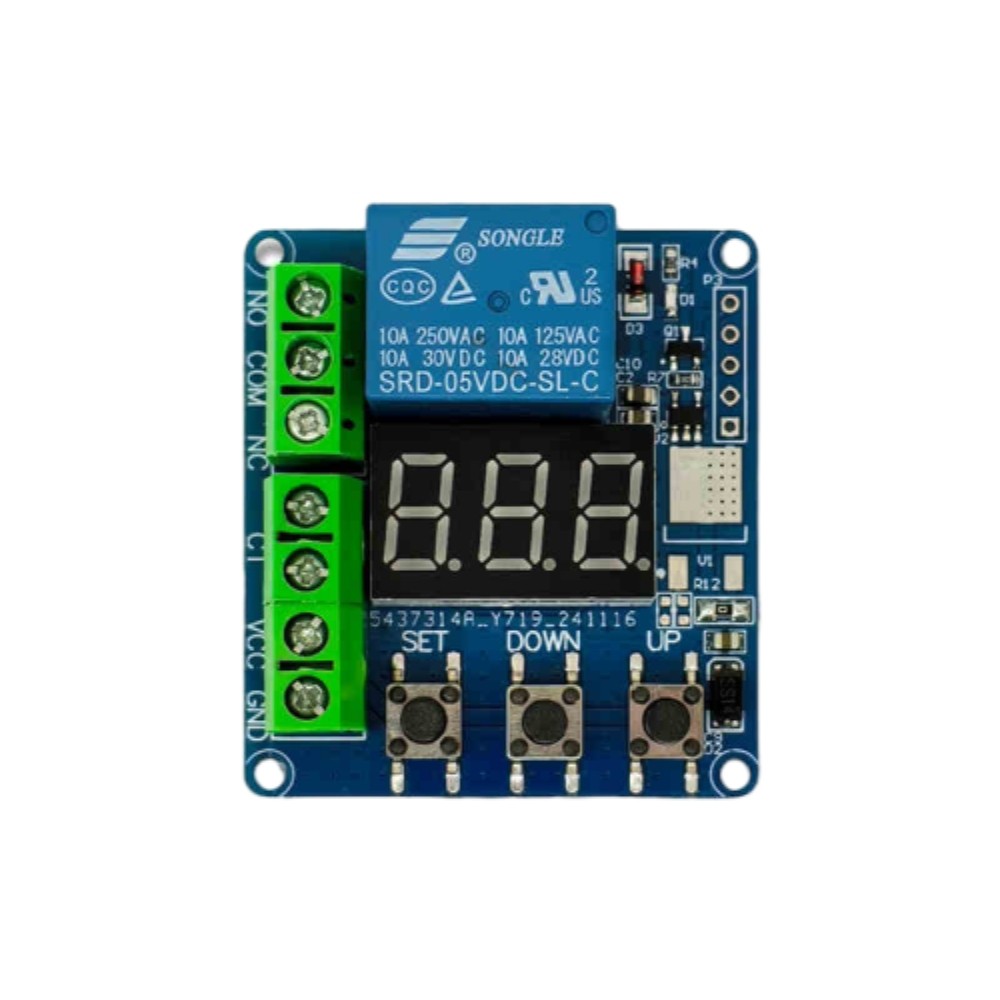 5V/12V 5A Overcurrent Protection Relay Board AC Current Measurement ...