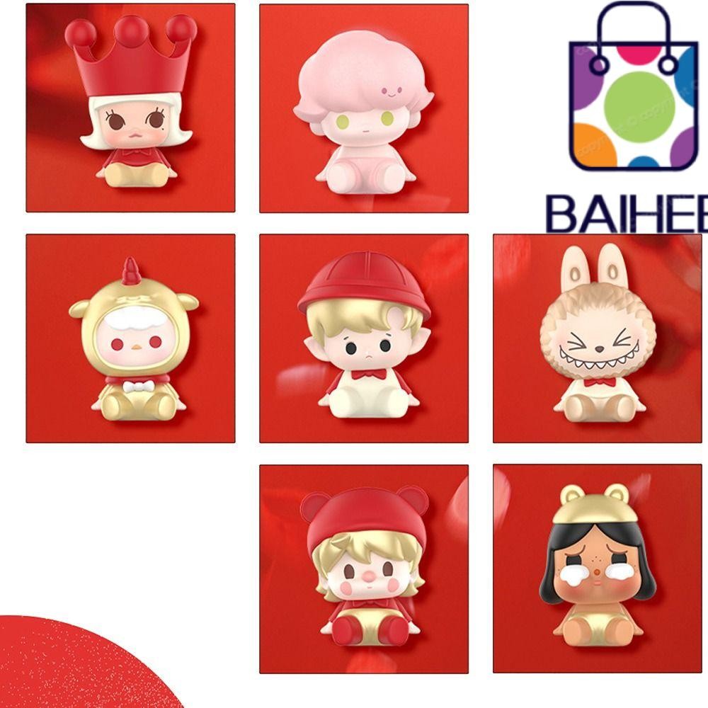 BAIHEE Box, POPMART Pop Bean Labubu Dimoo Molly SP Anime Cartoon Figure ...