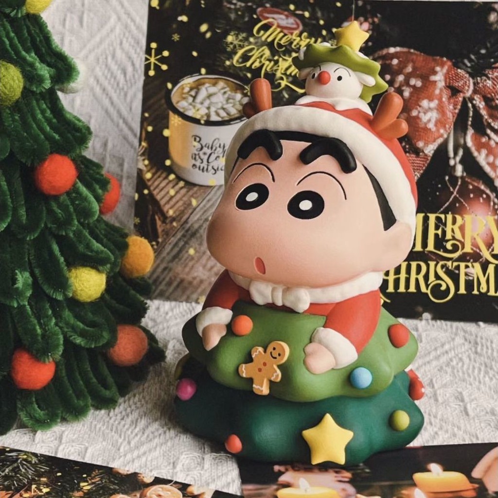 [Faceboss] Krismas Crayon Shin-Chan kit garaj Christmas Tree Xiaoxin ...