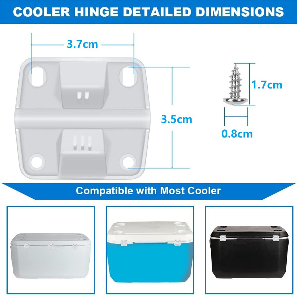 Cooler Hinges Screws Set Cooler Plastic Hinge Set Camping Coolers ...