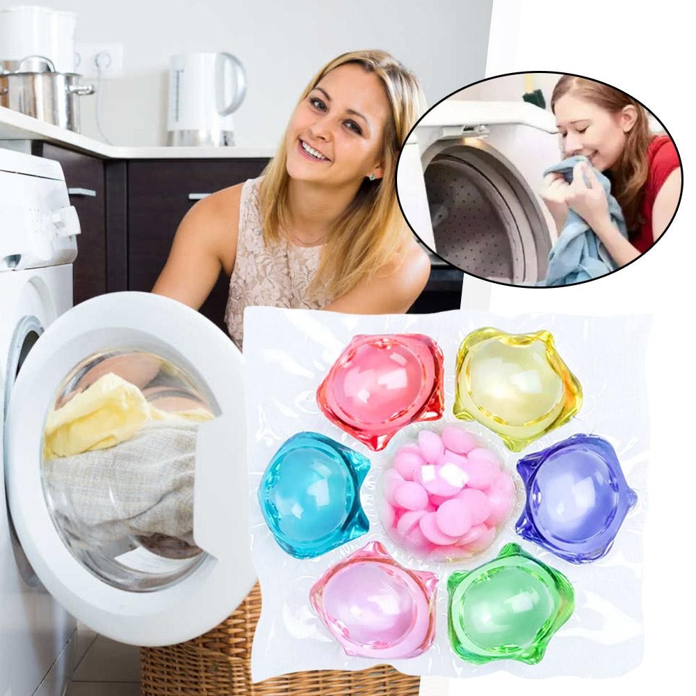 7-in-1 Laundry Beads Long-lasting Fragrance Laundry Detergent Beads ...