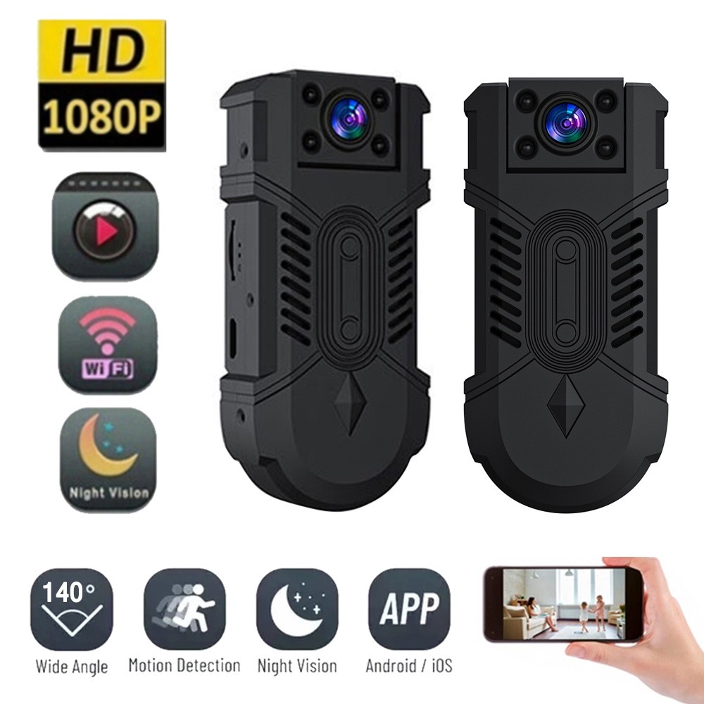 WiFi Police Body Camera 4K 1080P Night Vision Law Enforcement Mini Worn ...