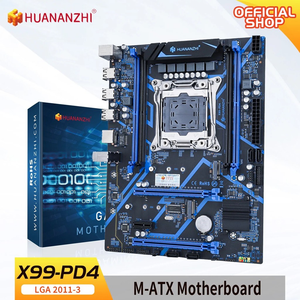 HUANANZHI X99 PD4 LGA 2011-3 XEON X99 Motherboard supports All Series ...