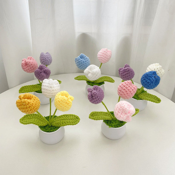 crochet flower bunga crochet flower crochet Produk siap ialah tenunan ...