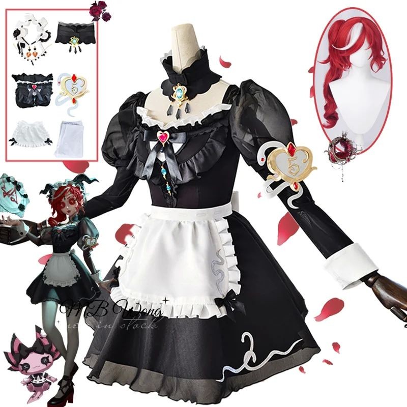 Game Identity V Priestess Cosplay Costume Crimson Cosplay Rosa ...