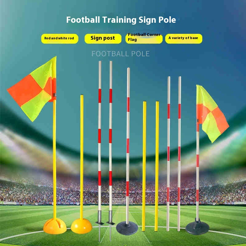 Premium Water Injection Base Football Door Pole Flag Logo Bar Training ...