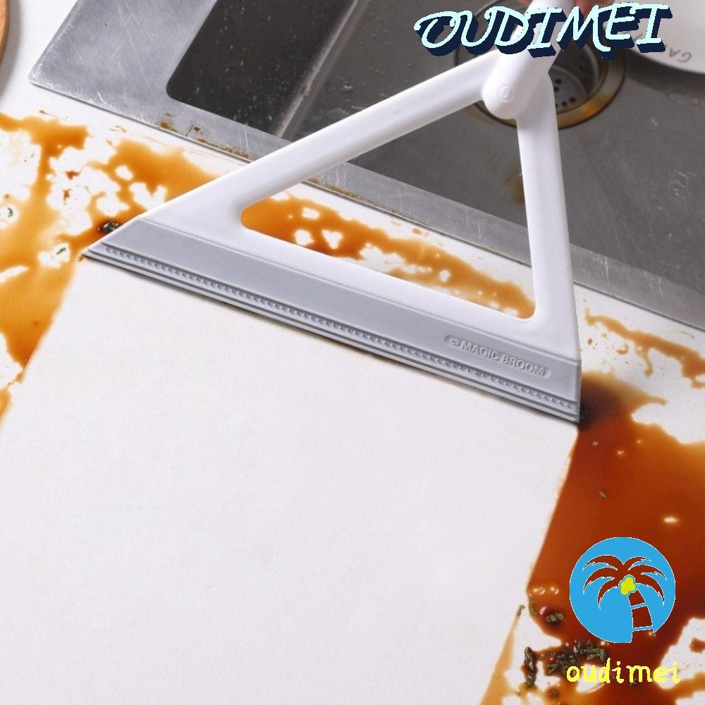 OUDIMEI Floor Cleaning Squeegee, Lightweight Non-sticky Magic Broom, Long-Lasting Multi ...