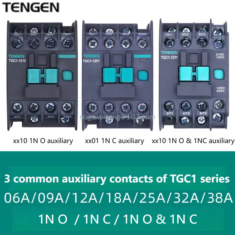 TENGEN TGC1 Low voltage AC contactor 220V 1210 2510 3210401165809(new and original) | Shopee ...