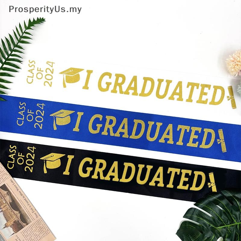 [Prs] Sash Graduation Party Accessories Etiquette Belts Decor Supplies ...