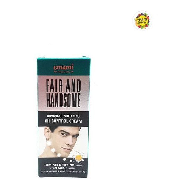Emami Fair And Handsome Advanced Whitening Oil Control Cream 50g | Shopee Malaysia