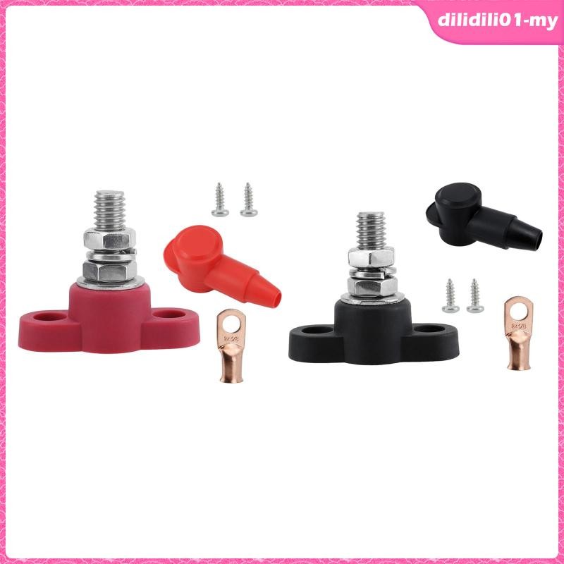 [DilidilidaMY] M10 Terminal Block Bolt Connector Post Busbar 3/8 Inch ...