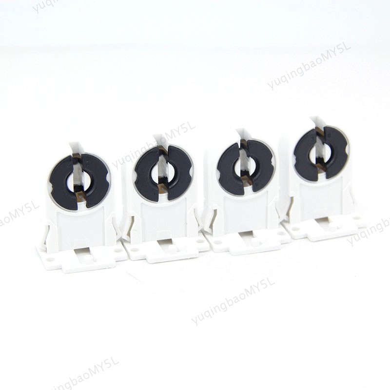 4pcs/lot (2pairs) T8 Lamp base Holder G13 Fluorescent Light Socket AC ...