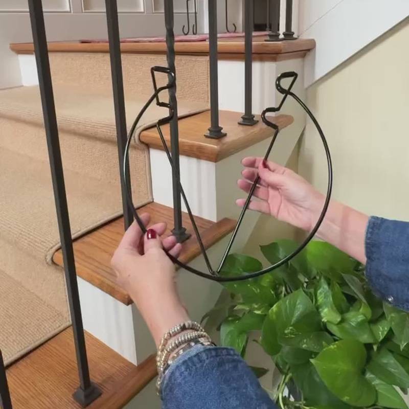 Balcony Fence Vertical Pole Flower Stand Railing Plant Stand Guardrail ...