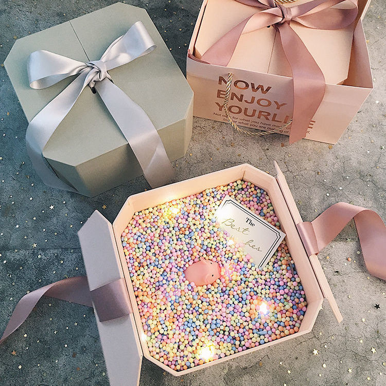 Gift Box Gift Box Gift Empty Box ins Gift Box Packaging Box Valentine's ...