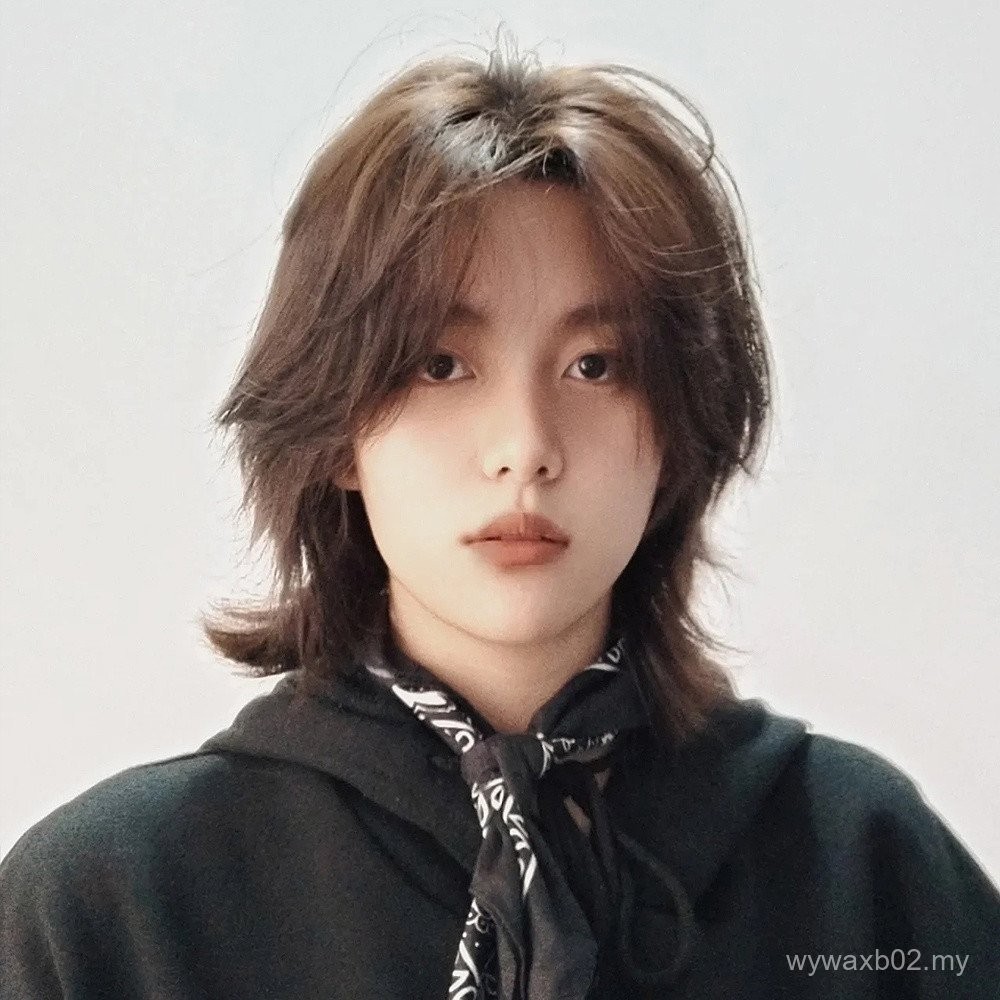 Beautiful Su Wolf Tail Wig Male Kimura Takuya Middle Section Men Long ...