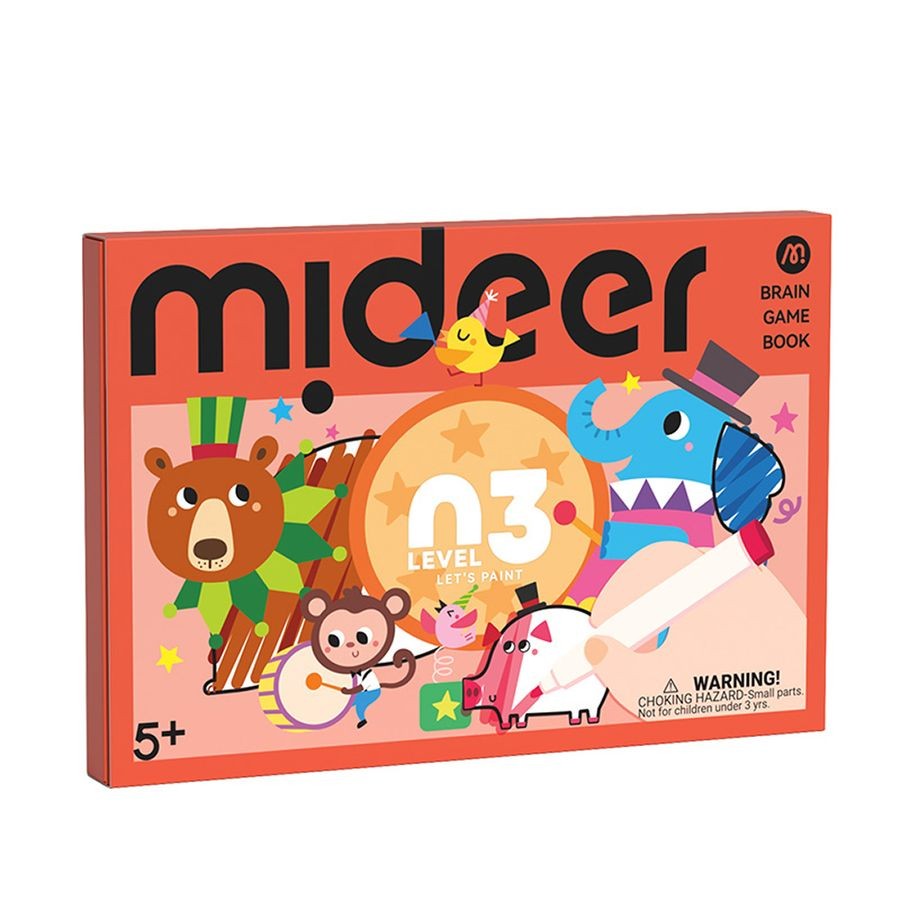 Mideer Art Coloring Book/Brain Enlightenment/Level 3 eslite | Shopee ...